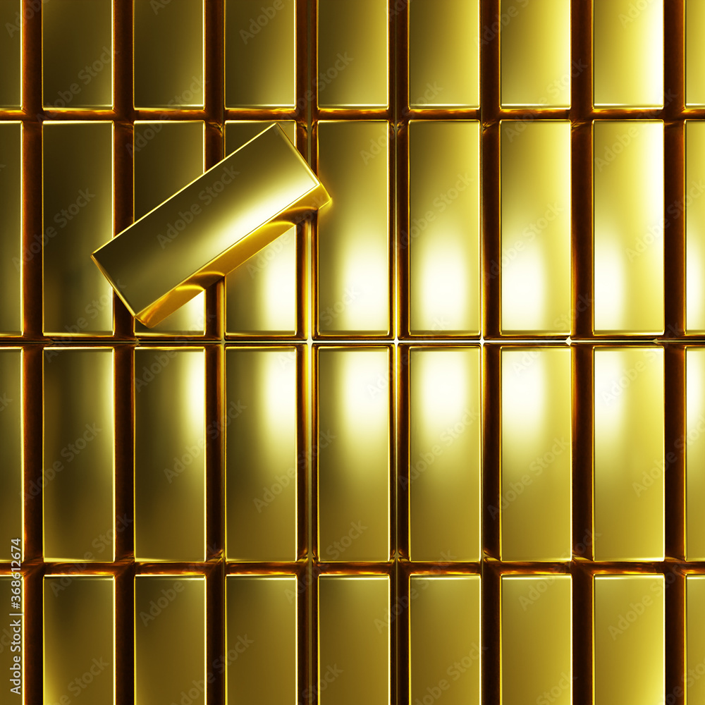 3d Model Render Gold bsr Stock Illustration | Adobe Stock