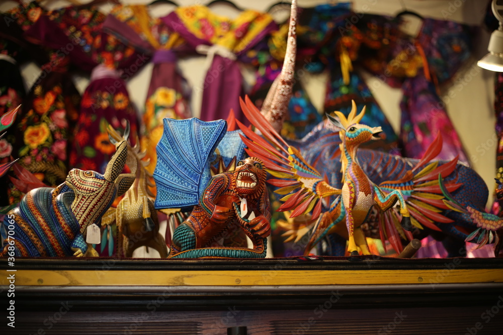 Alebrijes mexicanos en san miguel de allende queretaro. mexico. mexican ...