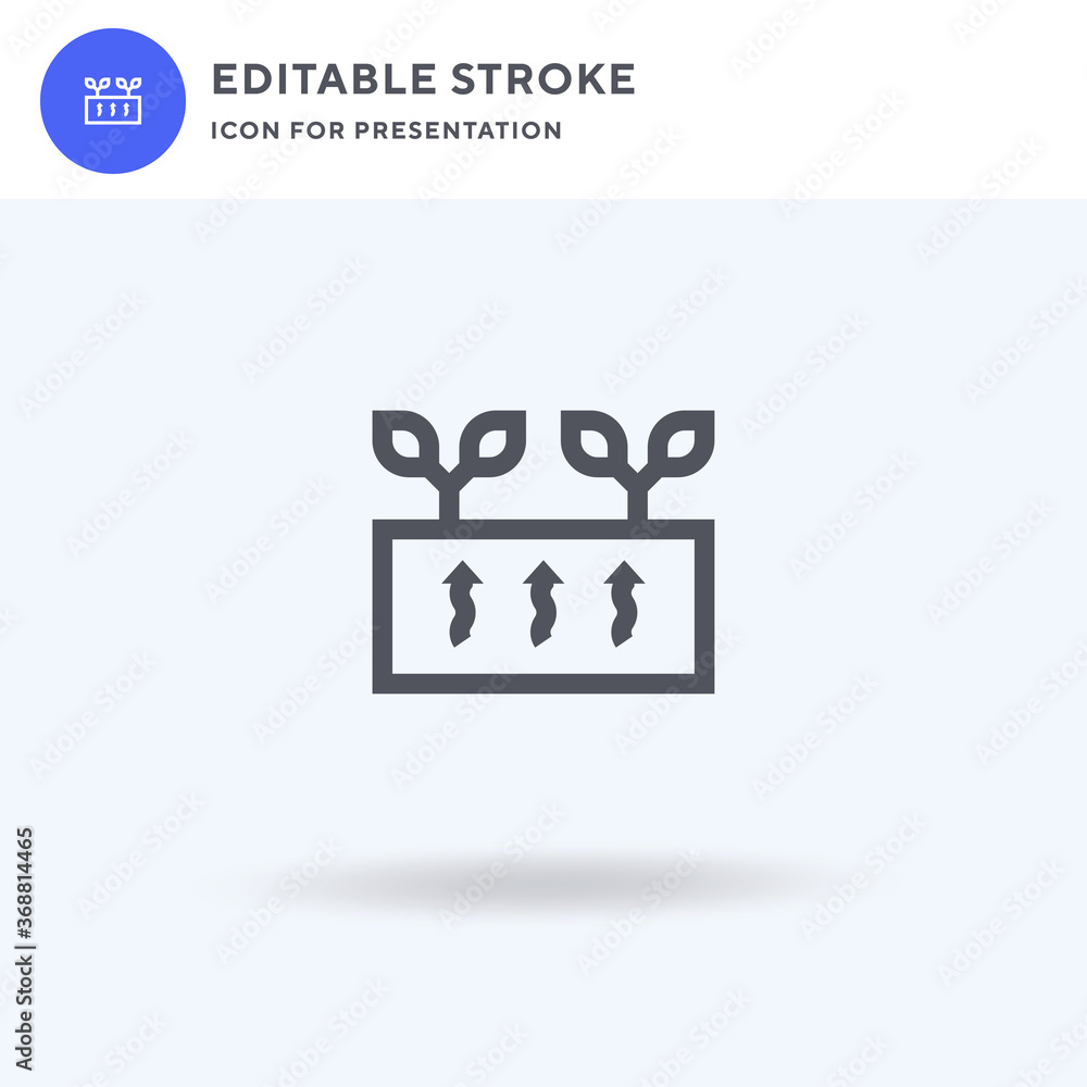 Geothermal Energy icon vector, filled flat sign, solid pictogram ...