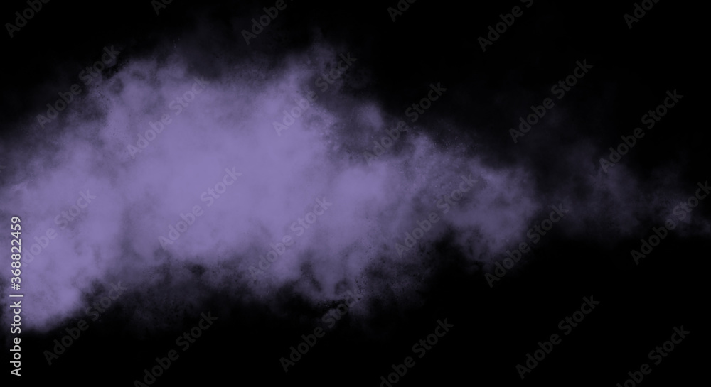 Hydrengea Fog or smoke color isolated background for effect, text or ...