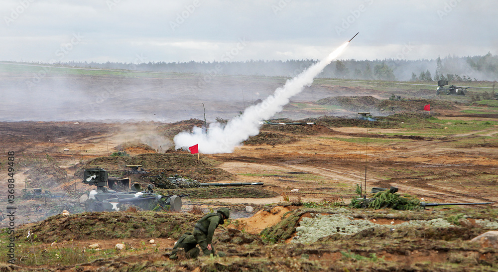 Fighting Vehicle of Surface-to-Air Missile System Osa. "Wasp" (NATO ...