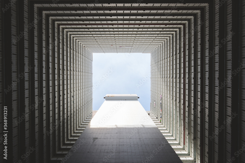 Symmetrical Building Geometry in a Building Stock Photo | Adobe Stock