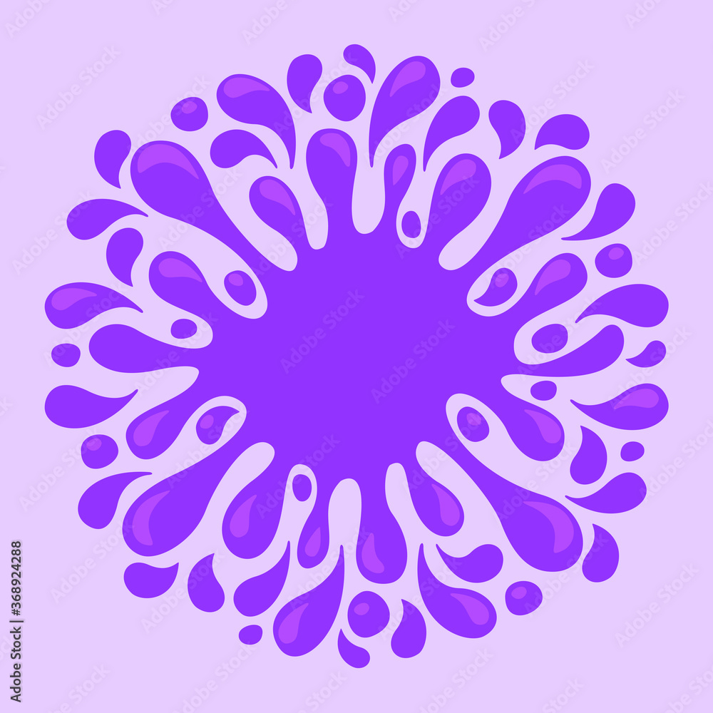 purple splash grape juice isolated on purple for background, graphic ...