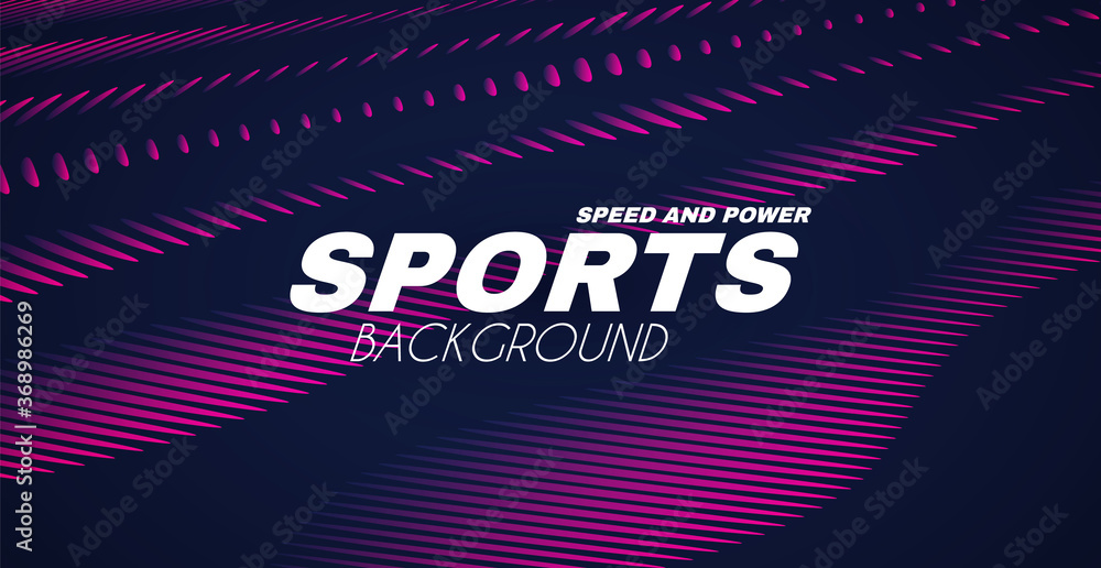 Abstract sport background with motion elements. Light dynamic effect ...