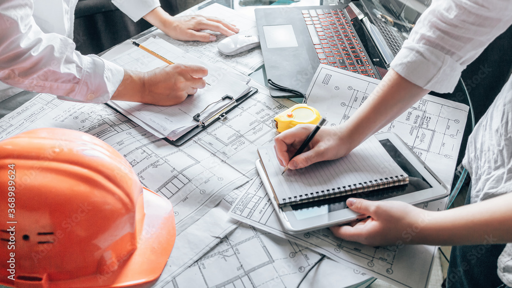 architect design working drawing sketch plans blueprints and making ...