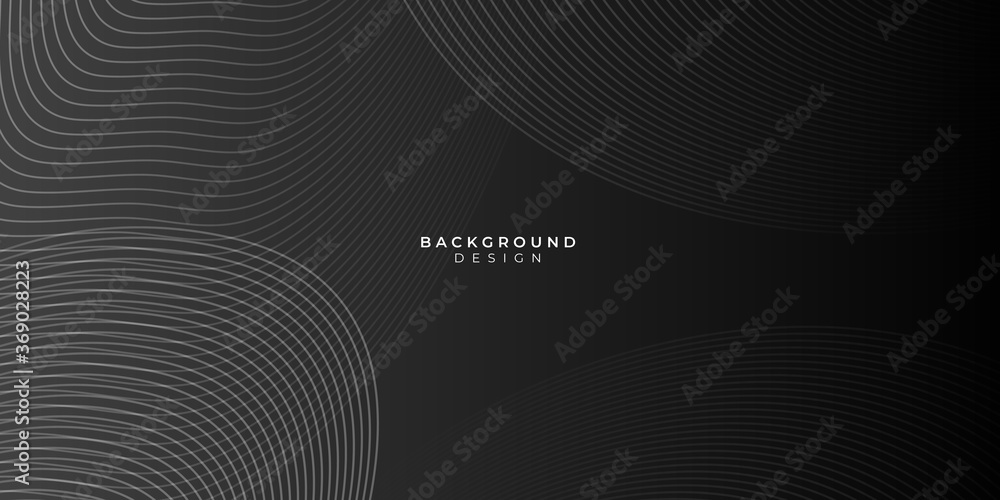 Modern black abstract presentation background. Vector illustration ...