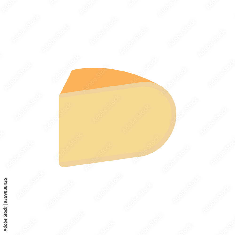 gouda cheese colored icon. Signs and symbols can be used for web, logo ...