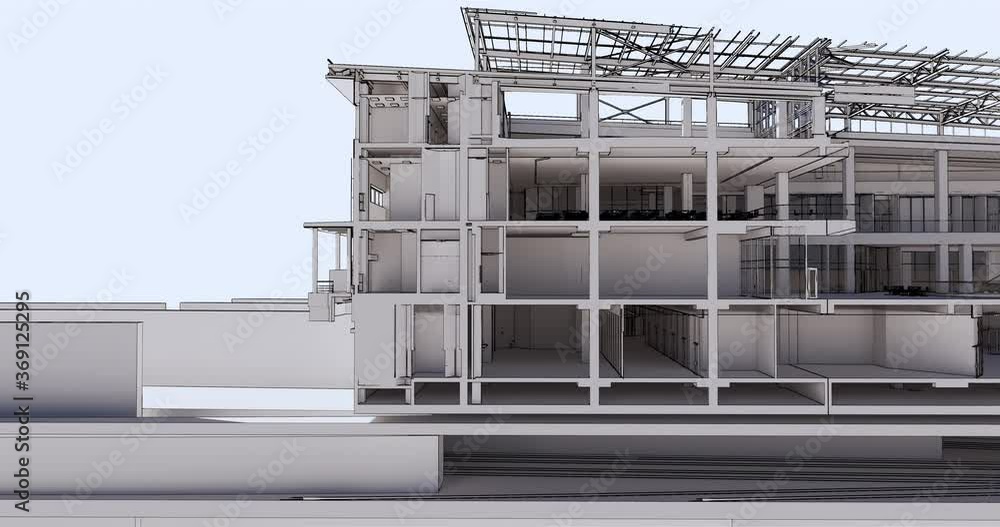 Cross-Section of BIM Metro Station and Transport Hub vídeo de Stock ...