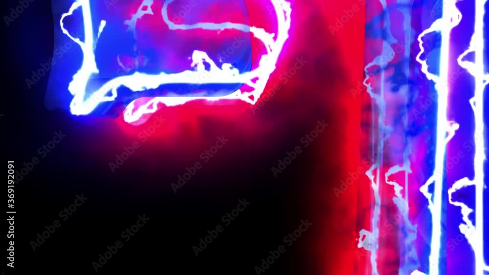 Letter "Final Fay" of Hebrew alphabet. Hot letter for overlay. 4k 3D ...
