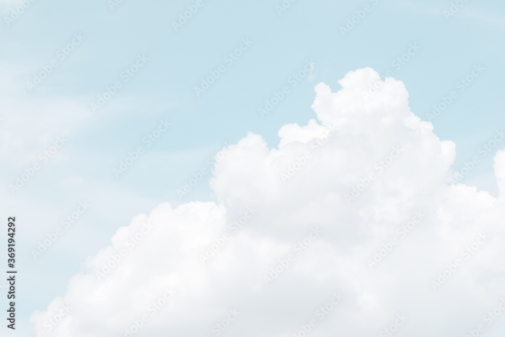 Beautiful sky and clouds in soft color.Soft cloud in the sky background ...