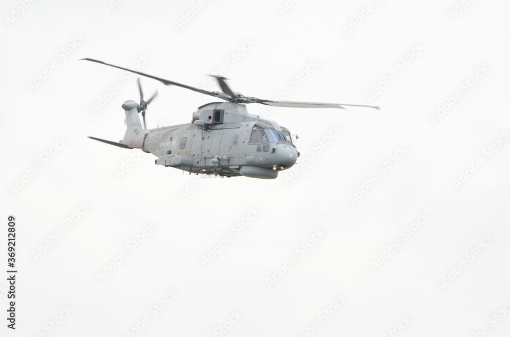 British navy anti-submarine warfare (ASW) helicopter Stock Photo ...