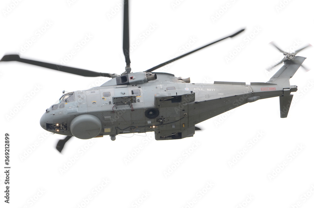 British navy anti-submarine warfare (ASW) helicopter Stock Photo ...
