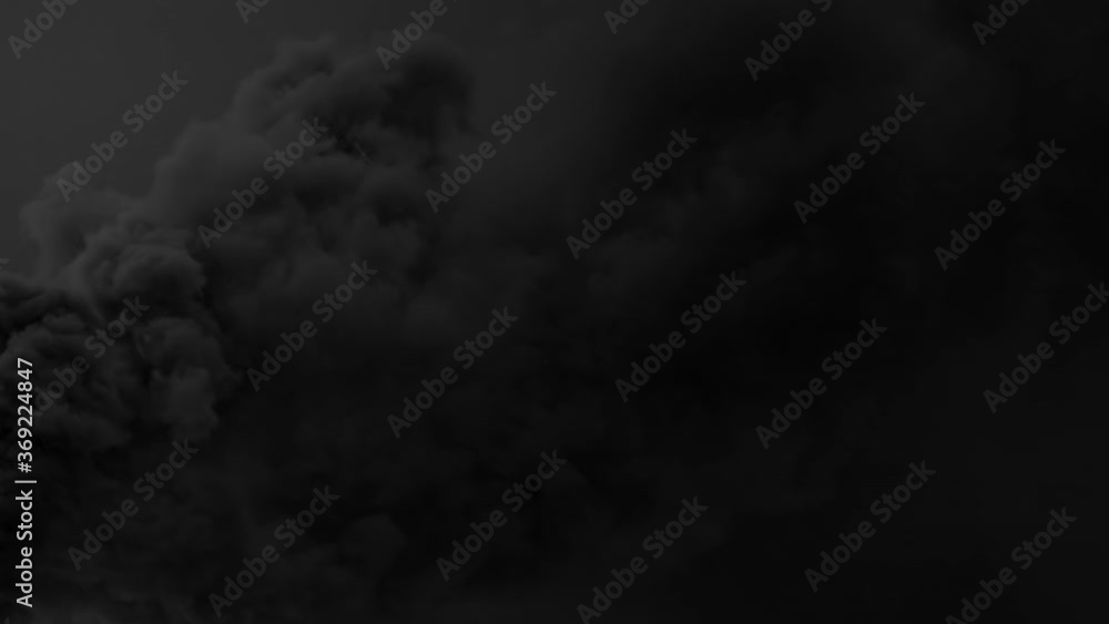 Black smoke uncertain times. Lung Cancer. Air pollution. Global warming ...