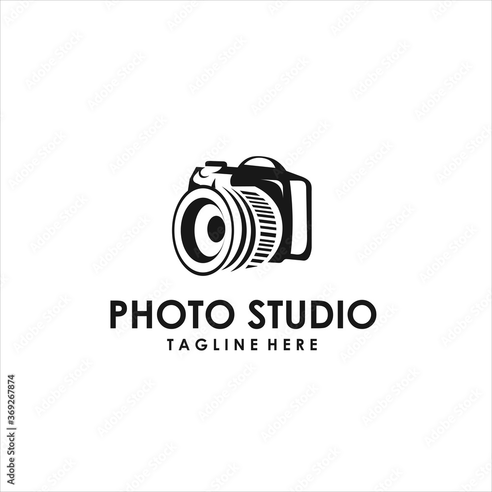 camera logo silhouette icon vector Stock Vector | Adobe Stock