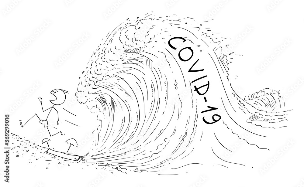 Simple Tsunami Drawing