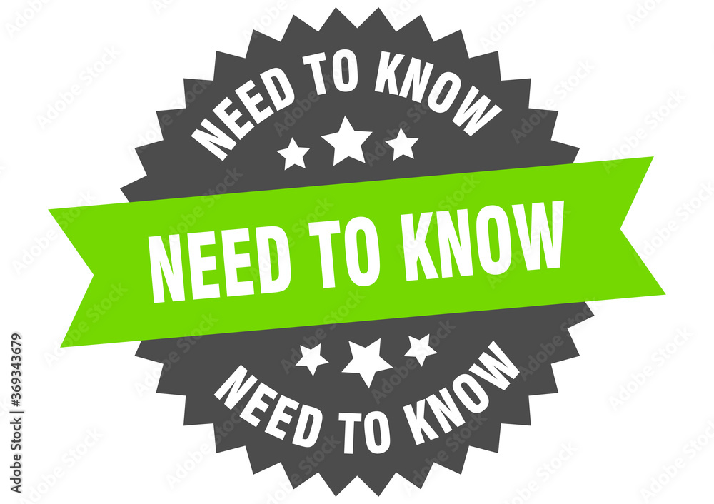 need to know round isolated ribbon label. need to know sign Stock ...