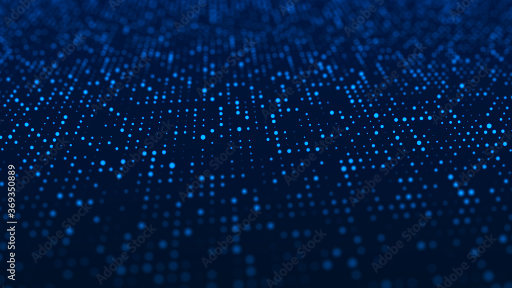 Data reset. Data loss. Computer virus. Technology background. 3D ...