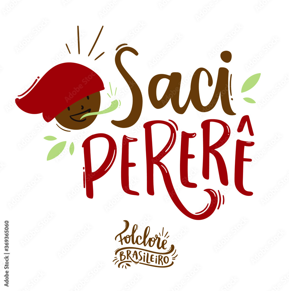 Saci Pererê. Fantastic Creature of Brazilian Folklore. Brazilian ...