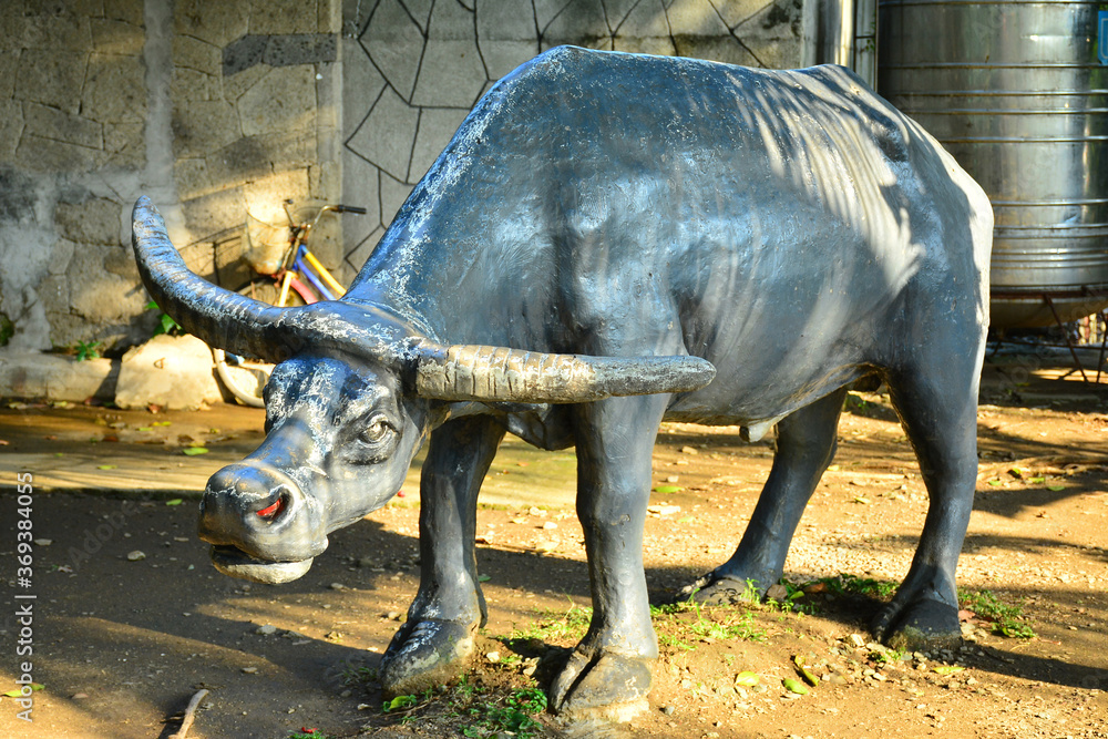Children playground carabao statue in Manila, Philippines Stock Photo ...