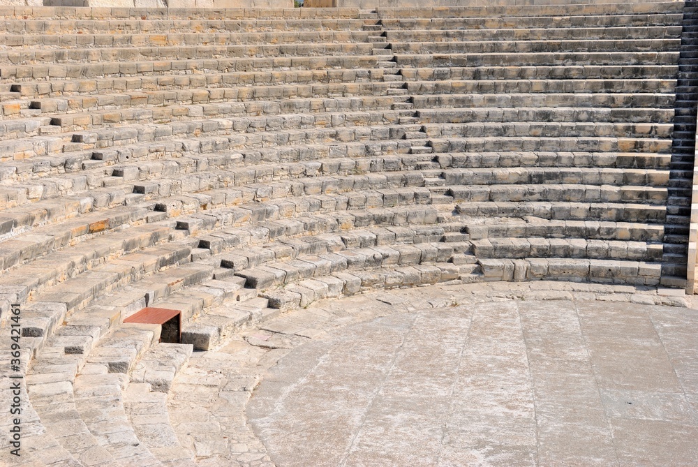 The late-second century BC Greco-Roman theatre (amphitheatre) at the ...