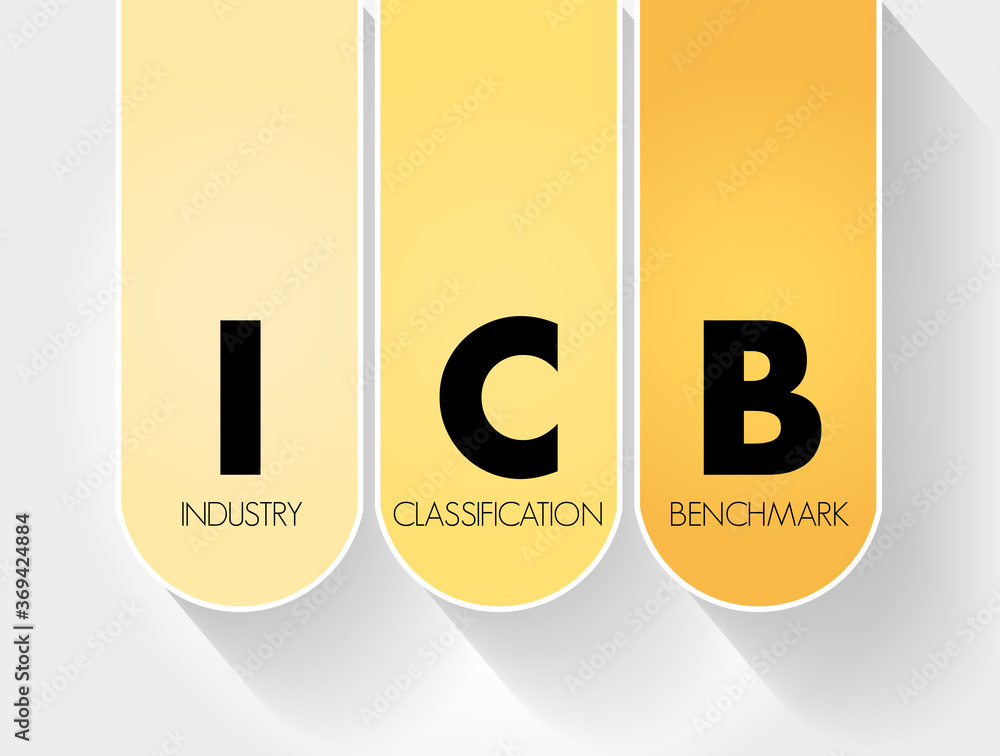 ICB - Industry Classification Benchmark acronym, technology concept ...