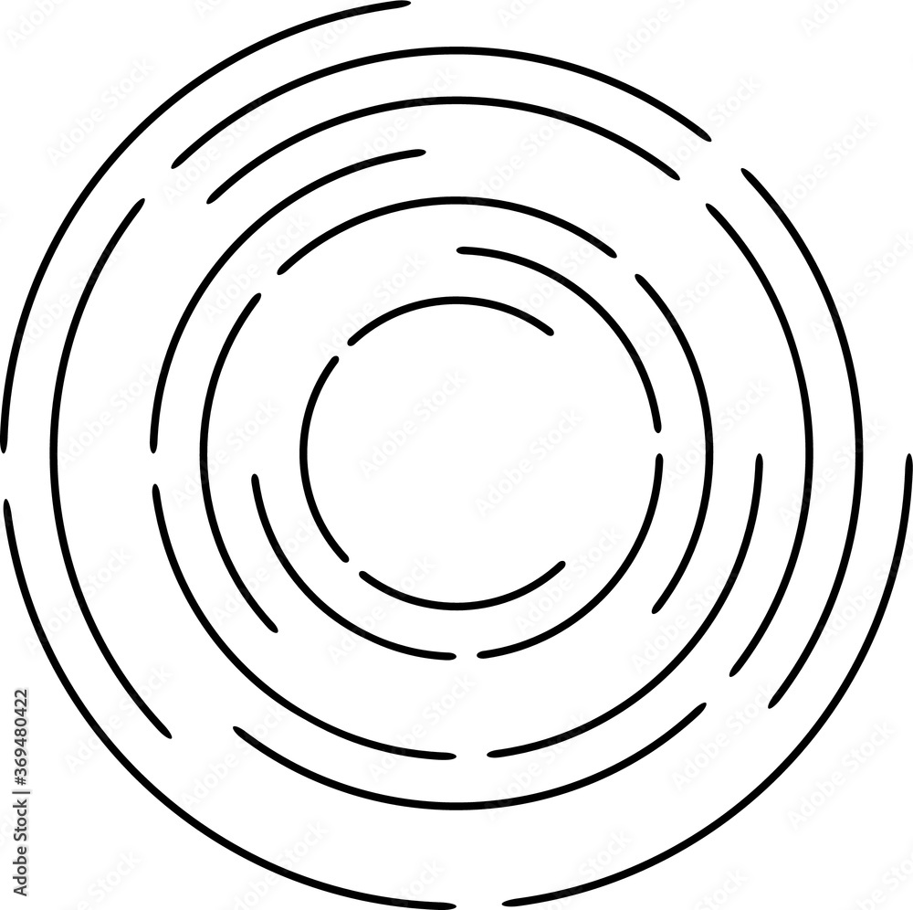Lines in Circle Form for comic books . Explosion background . Vector ...