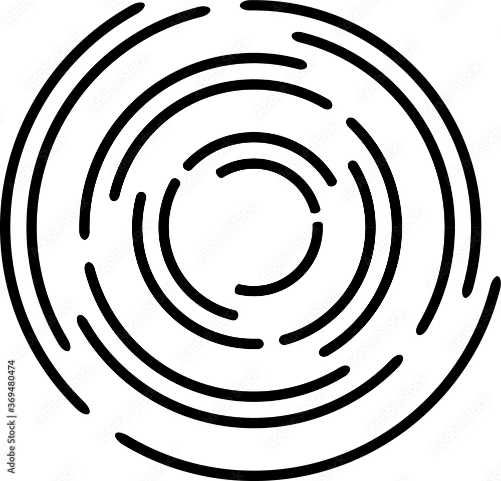 Lines in Circle Form for comic books . Explosion background . Vector ...