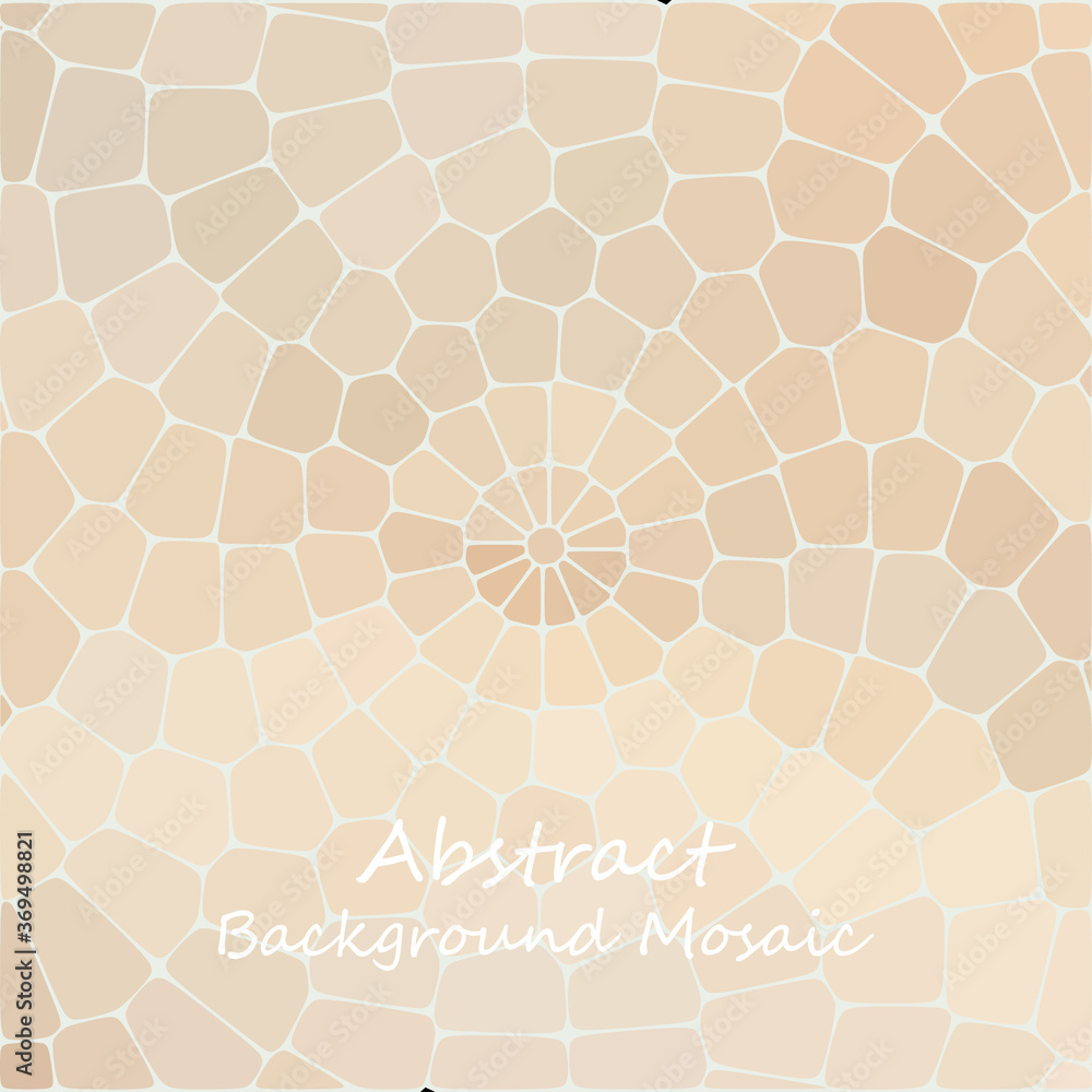 Round pattern of paving slabs. Multi-colored stone mosaic. Stock Vector ...