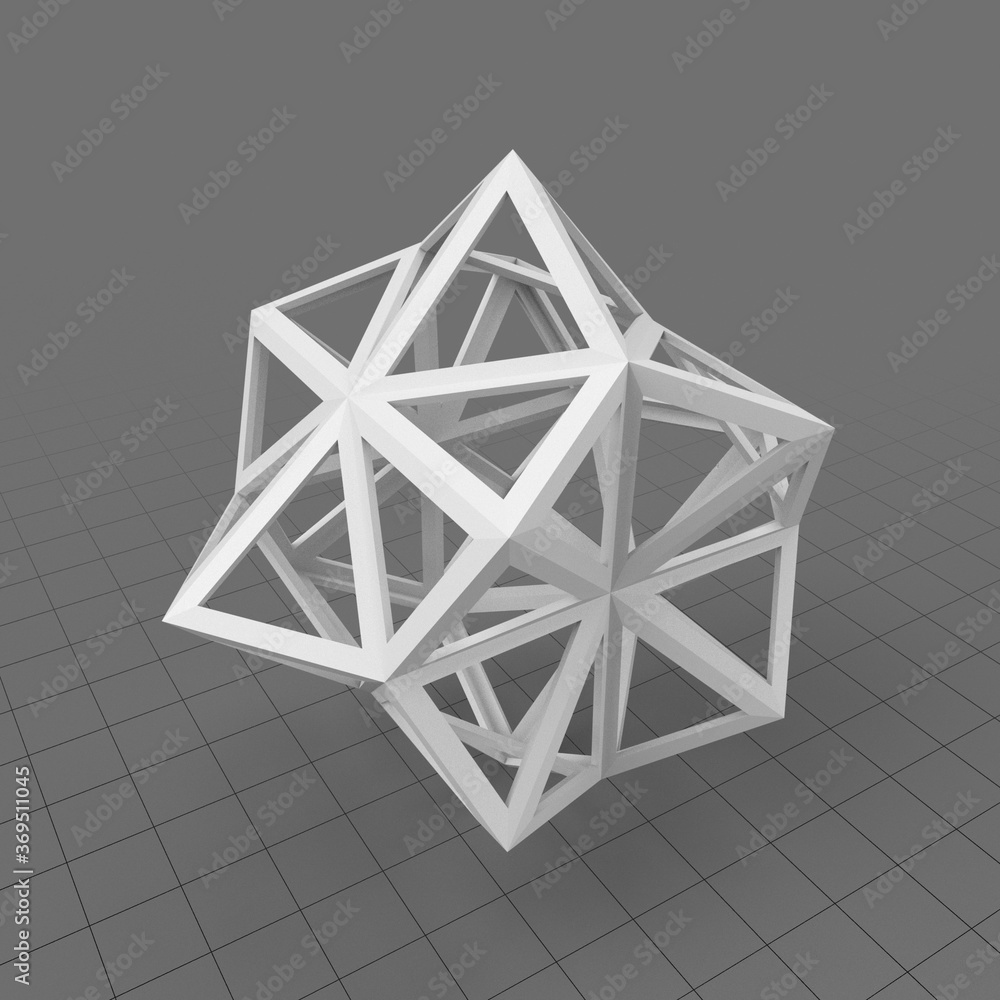 Abstract figure 4 Stock 3D asset | Adobe Stock