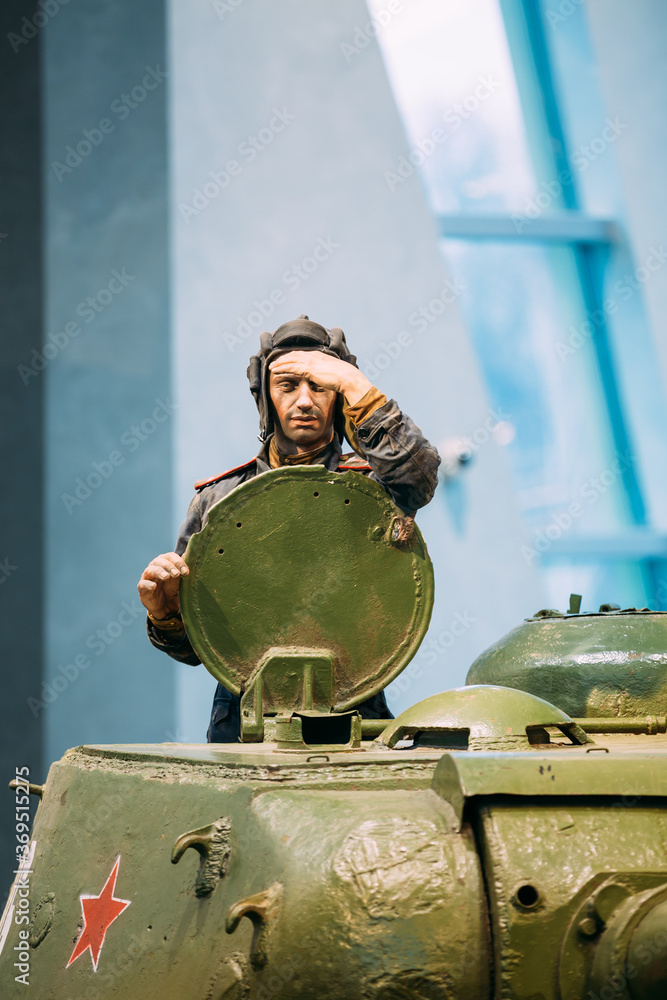 Soviet russian heavy tank IS-2 In The Belarusian Museum Of The Great ...