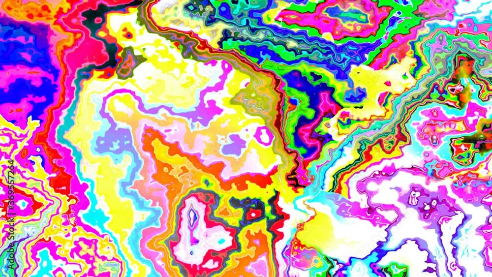 Digital light splashes retro glitch effect trend. Looped animation of ...