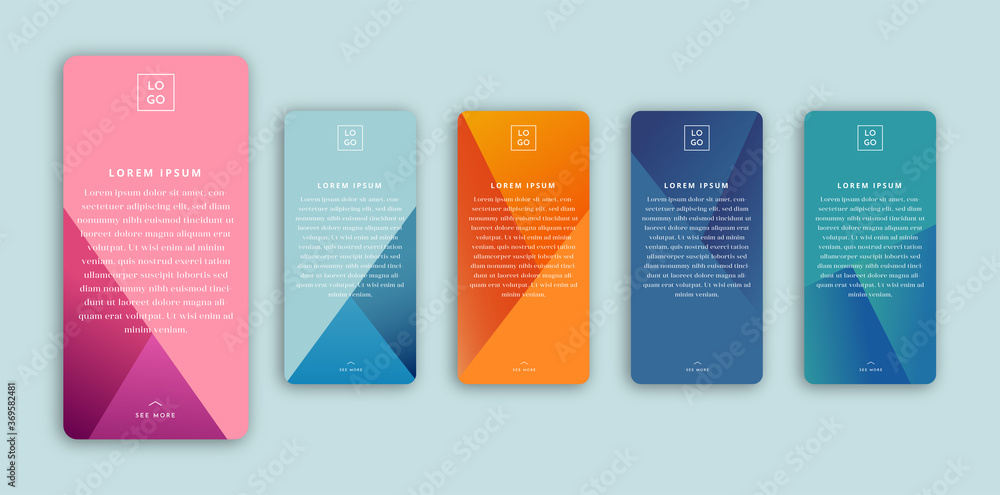 Instagram Stories Background Template With Text Spacing. Story ...