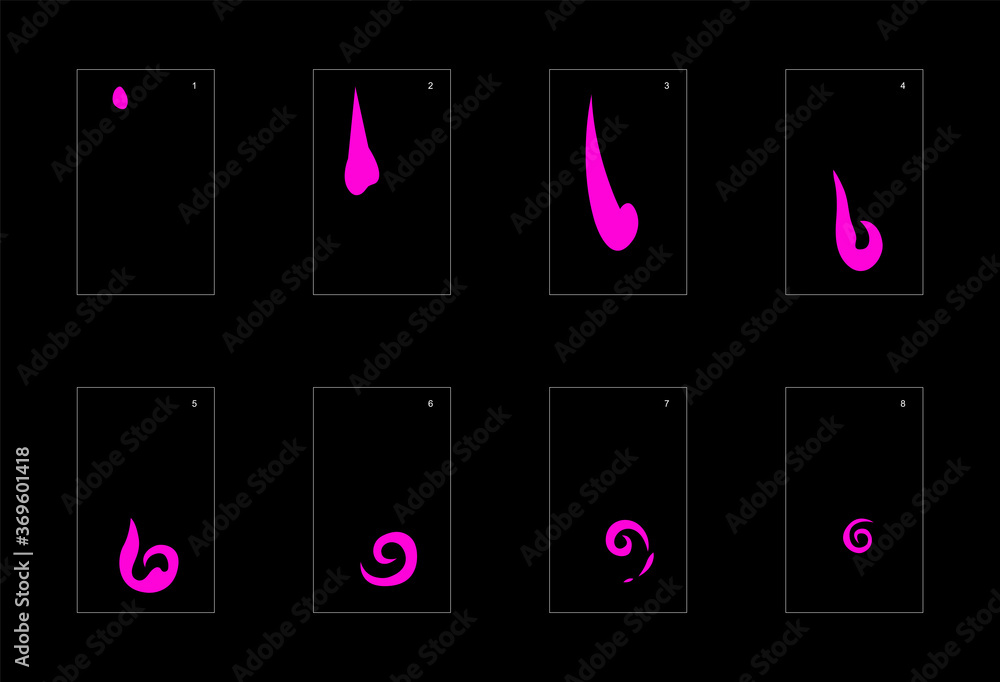 Smoke effect. poison smoke animation sprite sheet. classic poison smoke ...