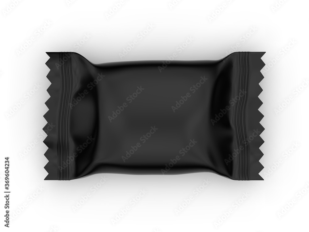 Blank Promotional Candy Pack For mockup and Branding, 3d render ...