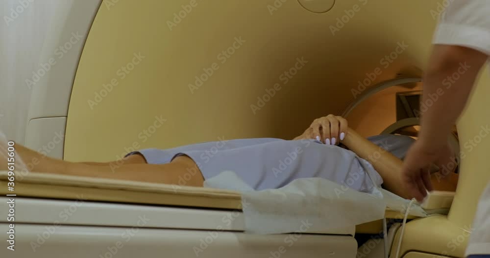 Movable Part of MRI Machine Slides out of Magnetic Field Zone ...