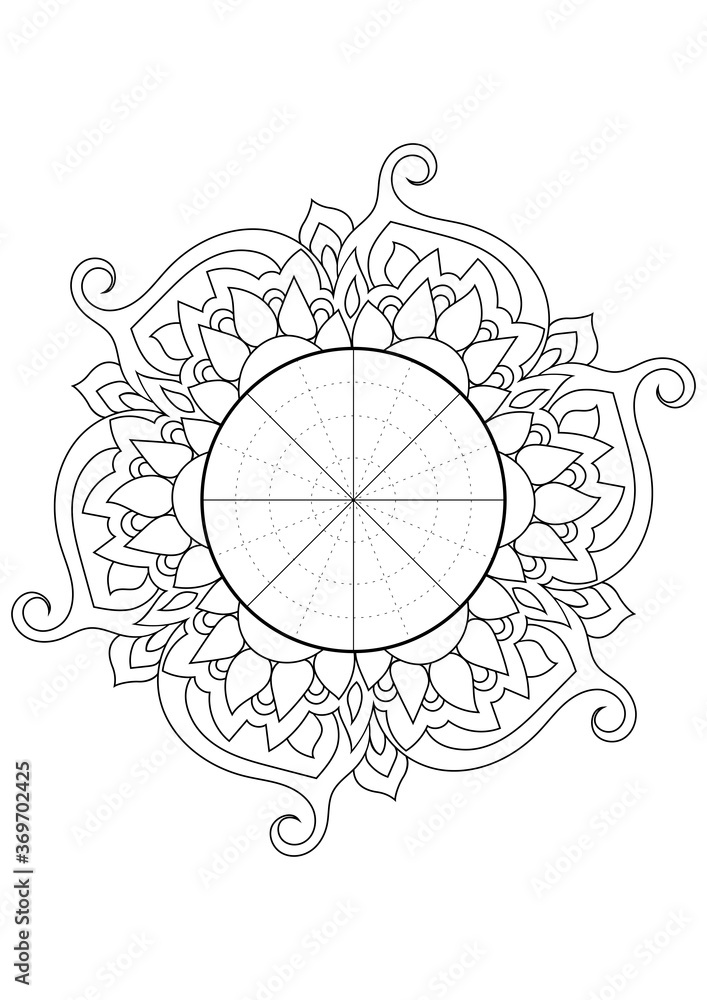 Wheel of Life. Life balance wheel radial diagram. Psychology and ...