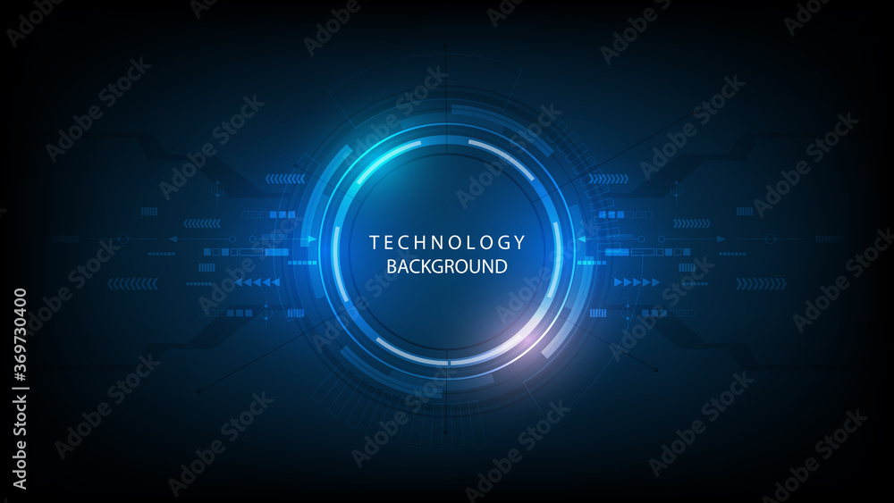 Abstract technology background, Illustration,Hi-tech communication ...