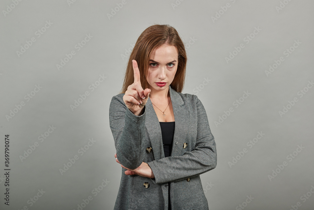 Hand points index finger up, pointing forefinger surprise gift option ...