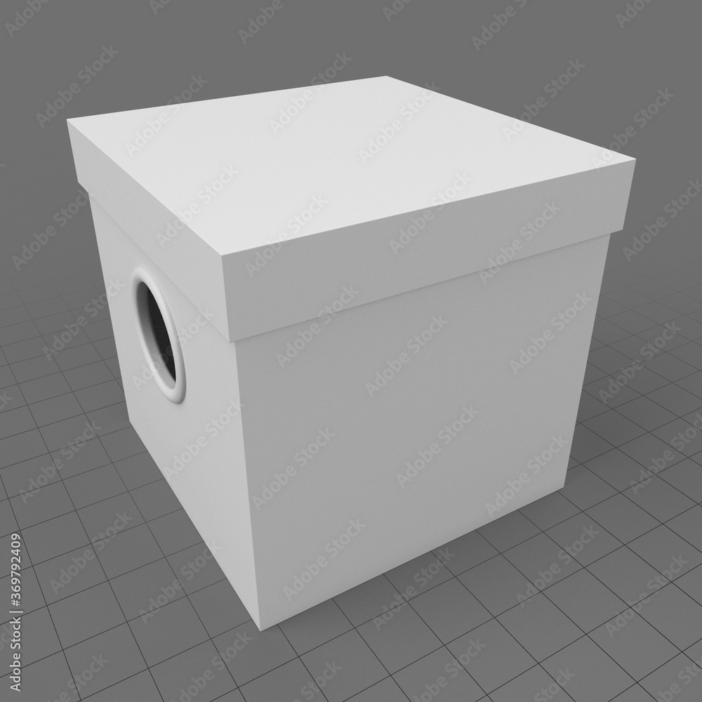 Storage box Stock 3D asset | Adobe Stock
