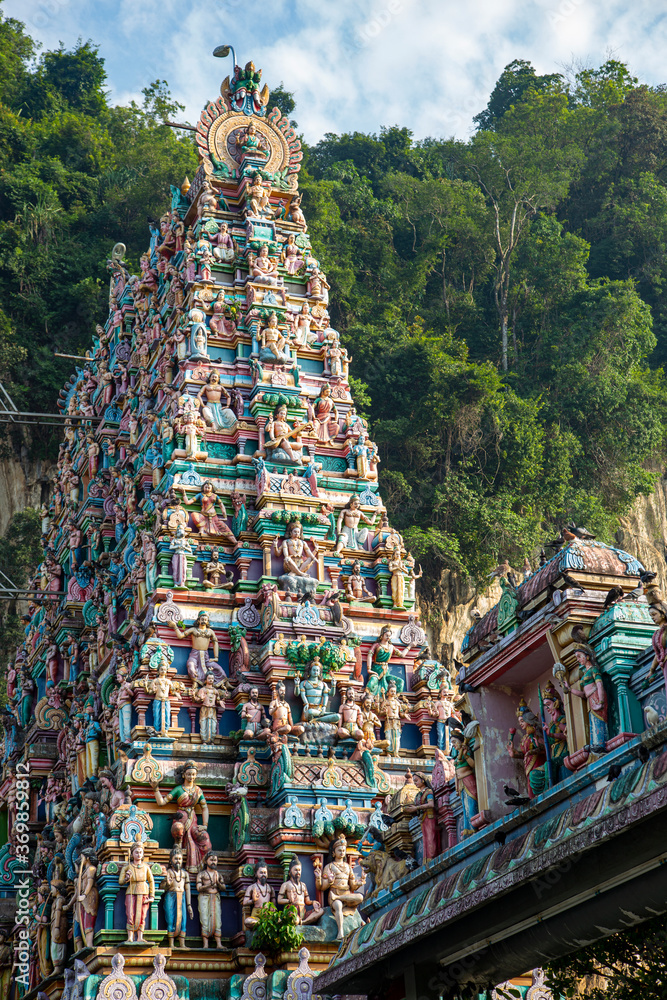 Kallumalai Arulmigu Subramaniyar Temple, a Hindu temple beside a ...