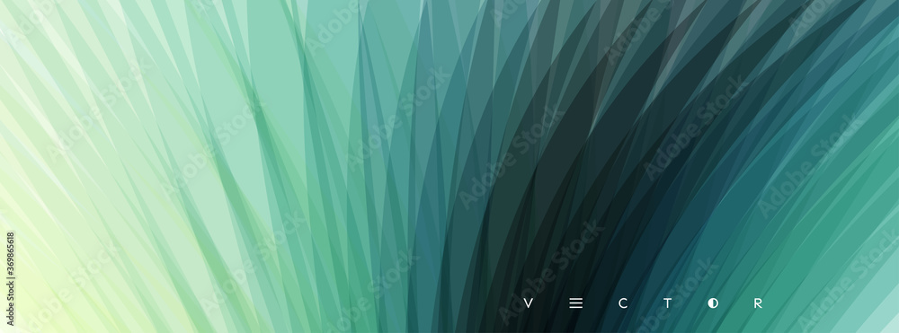 Fresh grass. Herbal growth overlay. Abstract background with dynamic ...