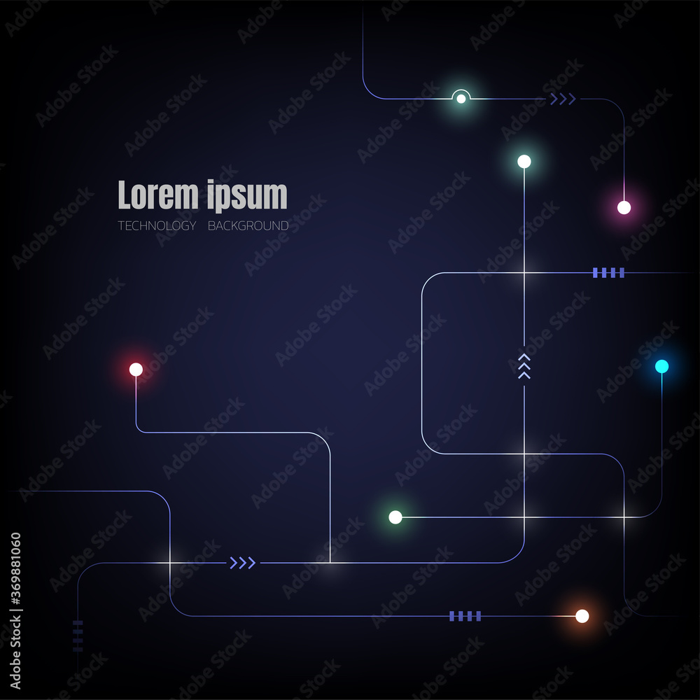 light color circuit technology abstract background, internet connection ...