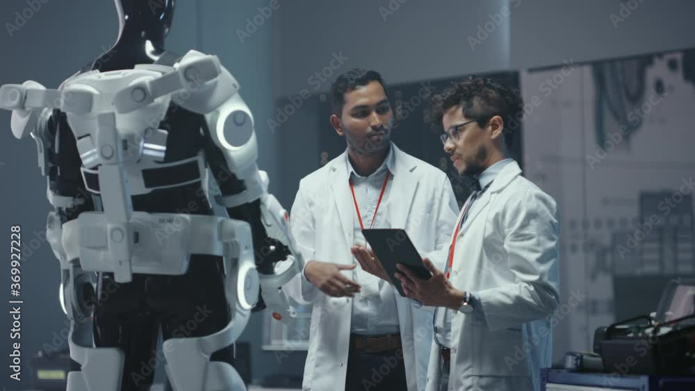 In Robotics Development Laboratory International Team of Engineers and ...