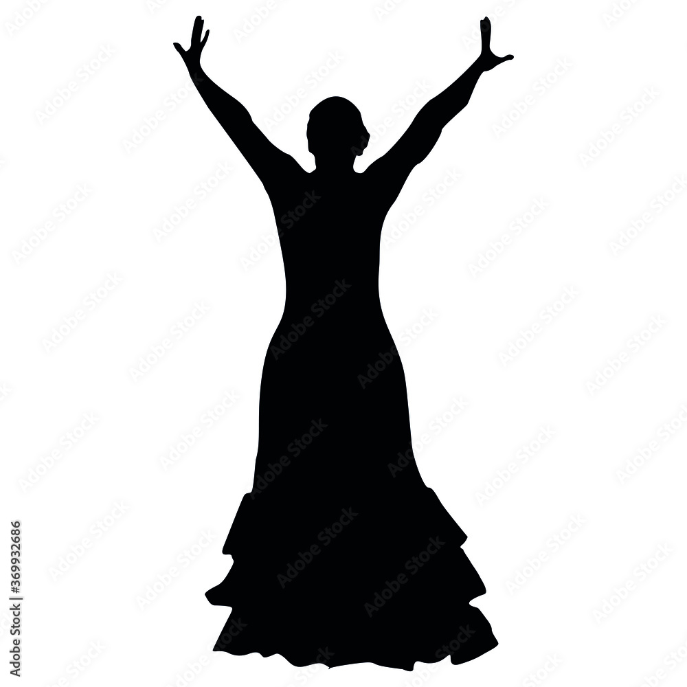 Praise Dance Silhouette