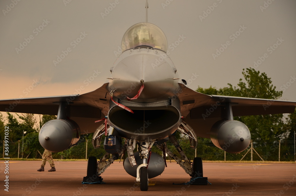 General Dynamics F-16 Fighting Falcon Multirole fighter aircraft Stock ...
