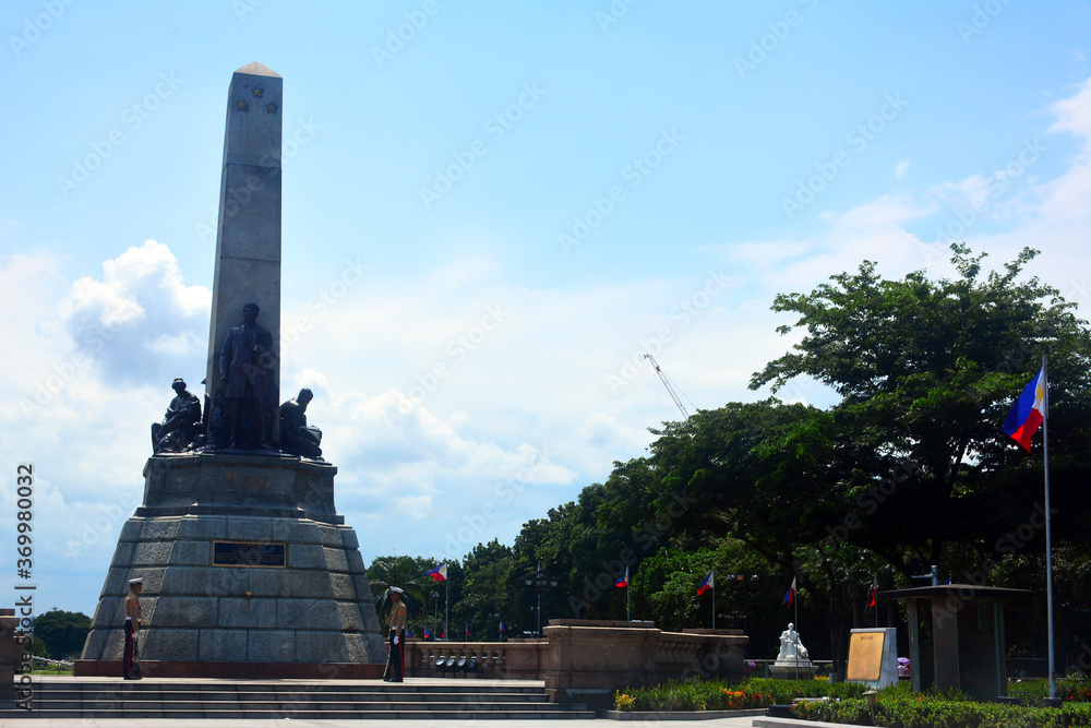 Rizal Park statue in Manila, Philippines Stock Photo | Adobe Stock