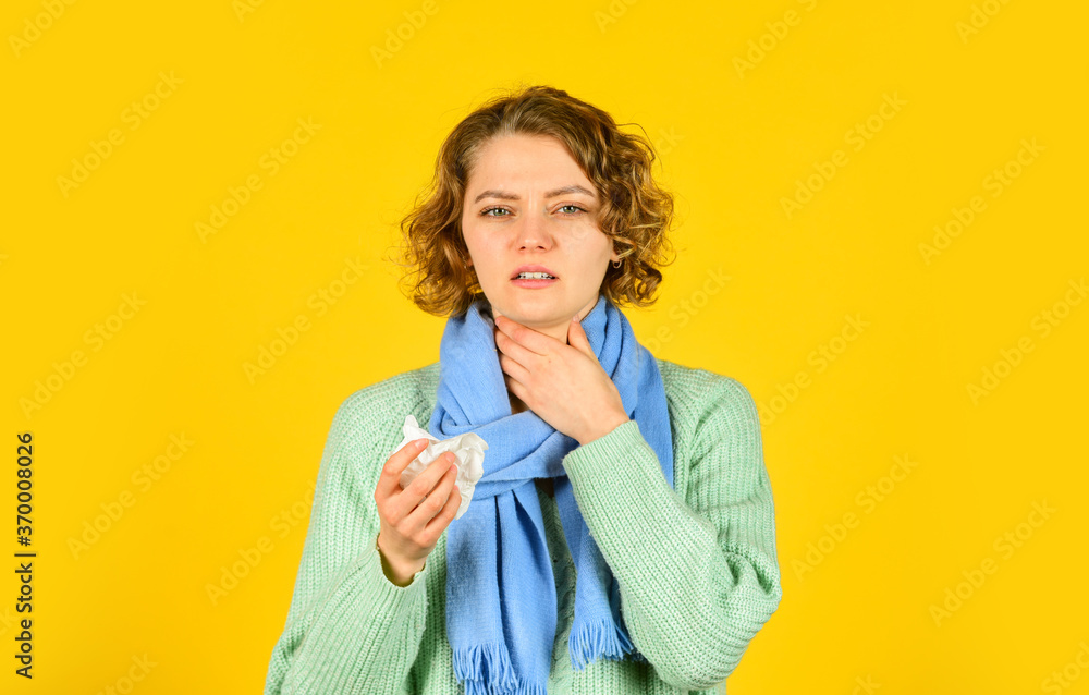 Inflammation nasal sinus. Runny nose. Seasonal allergy. Chronic ...