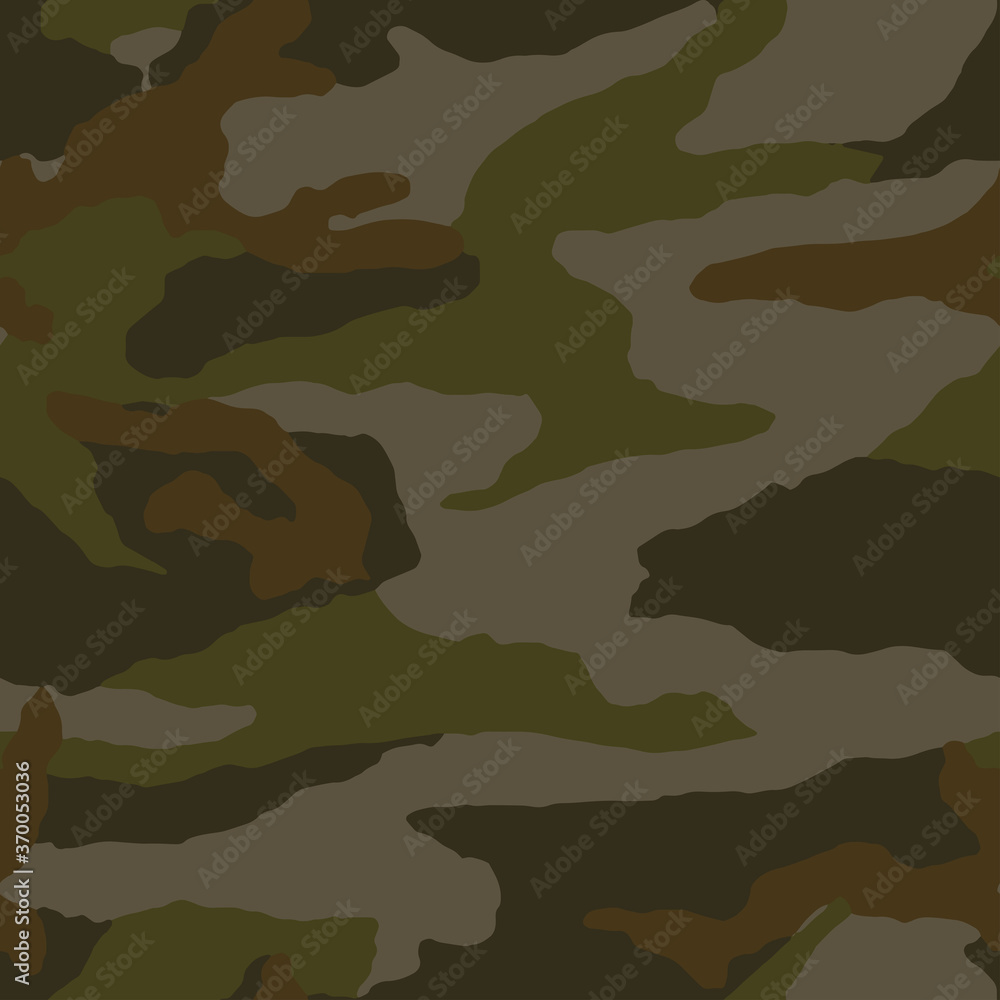 Seamless Army Camo Pattern