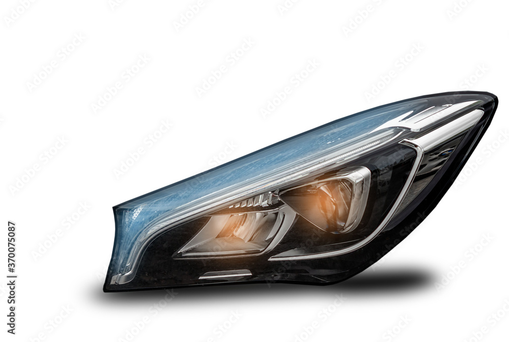 Car headlight system, led technology, new lighting technology with ...