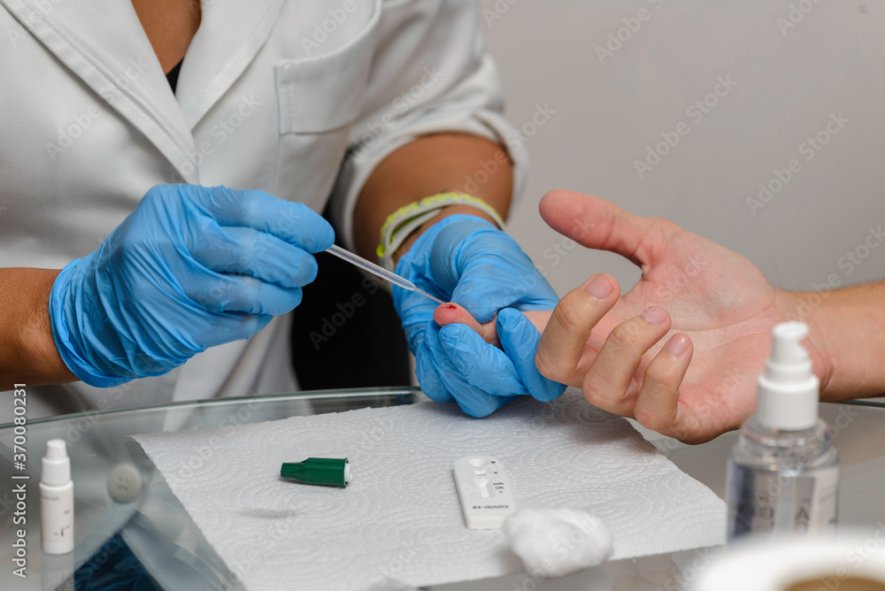 test kit for viral disease COVID-19 Stock Photo | Adobe Stock